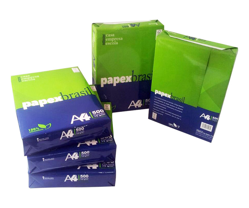 Papel A4 75grs, Pacote c/ 500 folhas, Papex Brasil