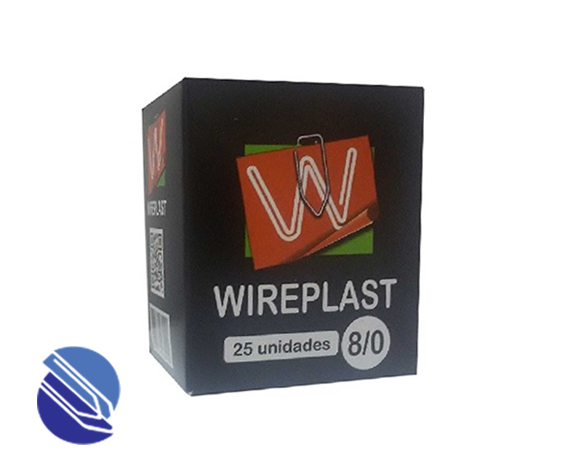 Clips Galvanizado n° 8/0 c/ 25 unid. Wireplast