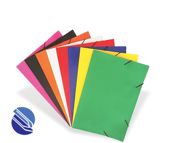 Pasta Cartolina Aba/Elástico Colorpress Amoart